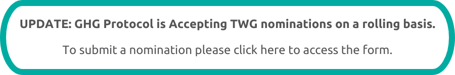 UPDATE: GHG Protocol Is Accepting Technical Working Group Applications ...